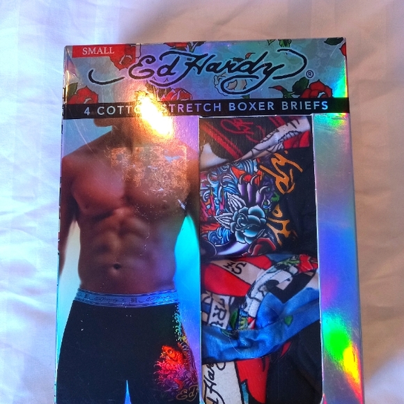 Ed Hardy | Underwear & Socks | Ed Hardy Pack Of 4 Mens Boxers | Poshmark
